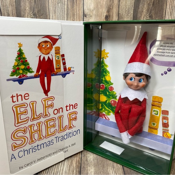 Holiday | The Elf On The Shelf A Christmas Tradition Book And Blue Eyes ...
